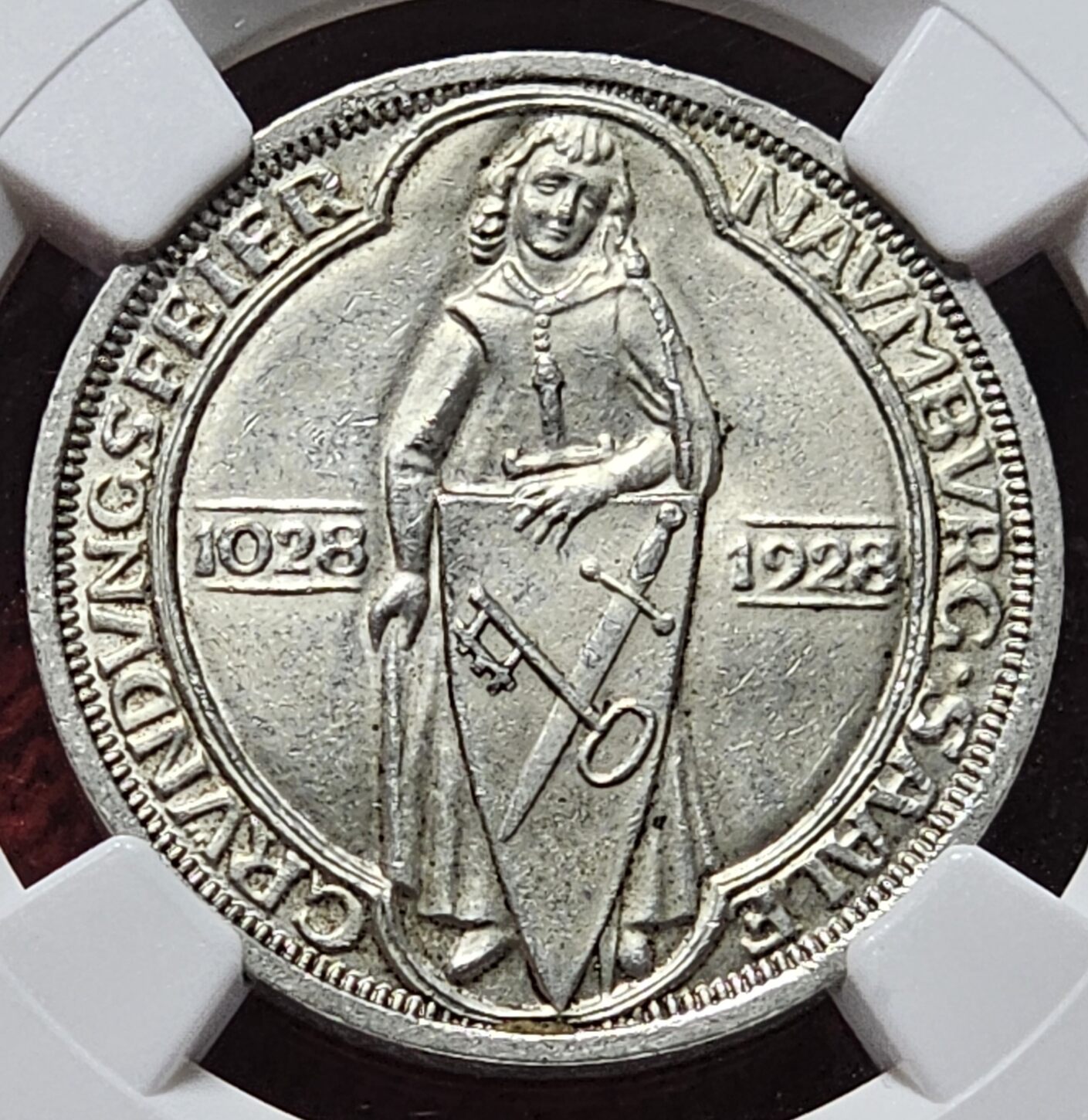 Weimarer Republik Germany Deutschland 3 Mark 1928 A 900 Jahre Naumburg ...