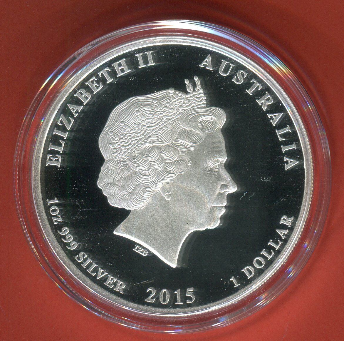 Australien 1 Dollar Silbermünze - 1 oz Silver Proof Coin 2015 Making of ...