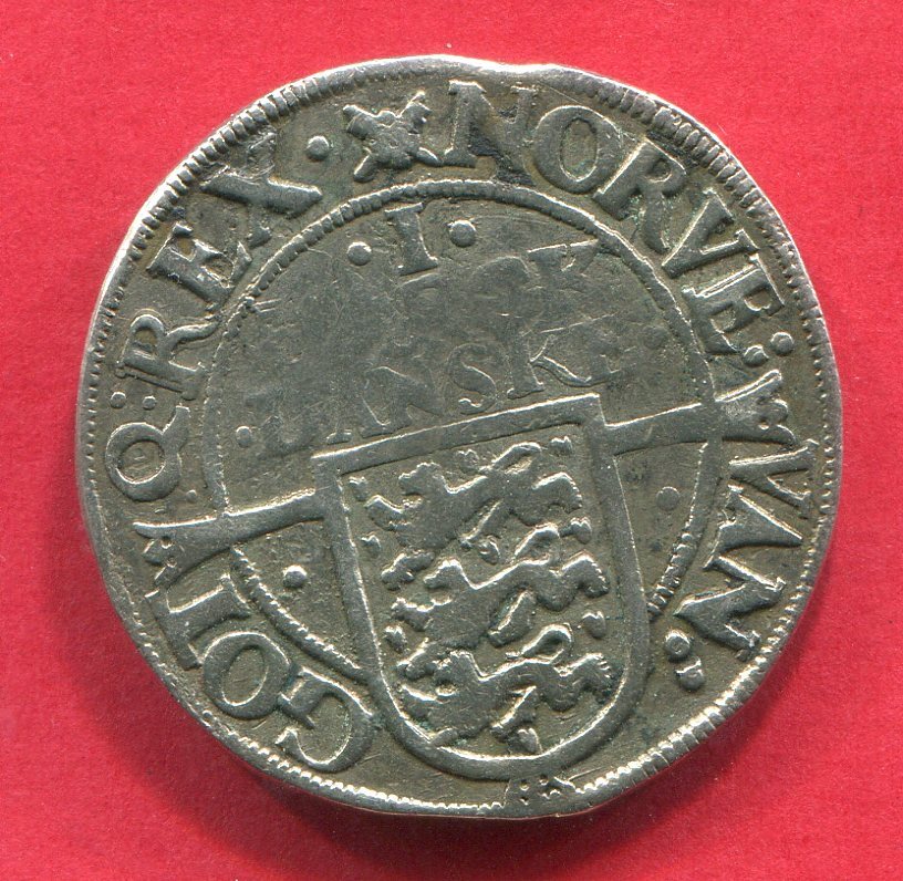 Dänemark Denmark 1 Mark Danske 1609 Christian IV. 1588-1648 s-ss ...