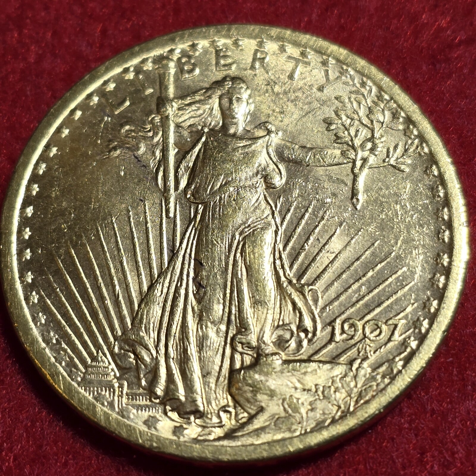 The United States of America USA 20 Dollars erster Typ ohne Motto 1907 ...
