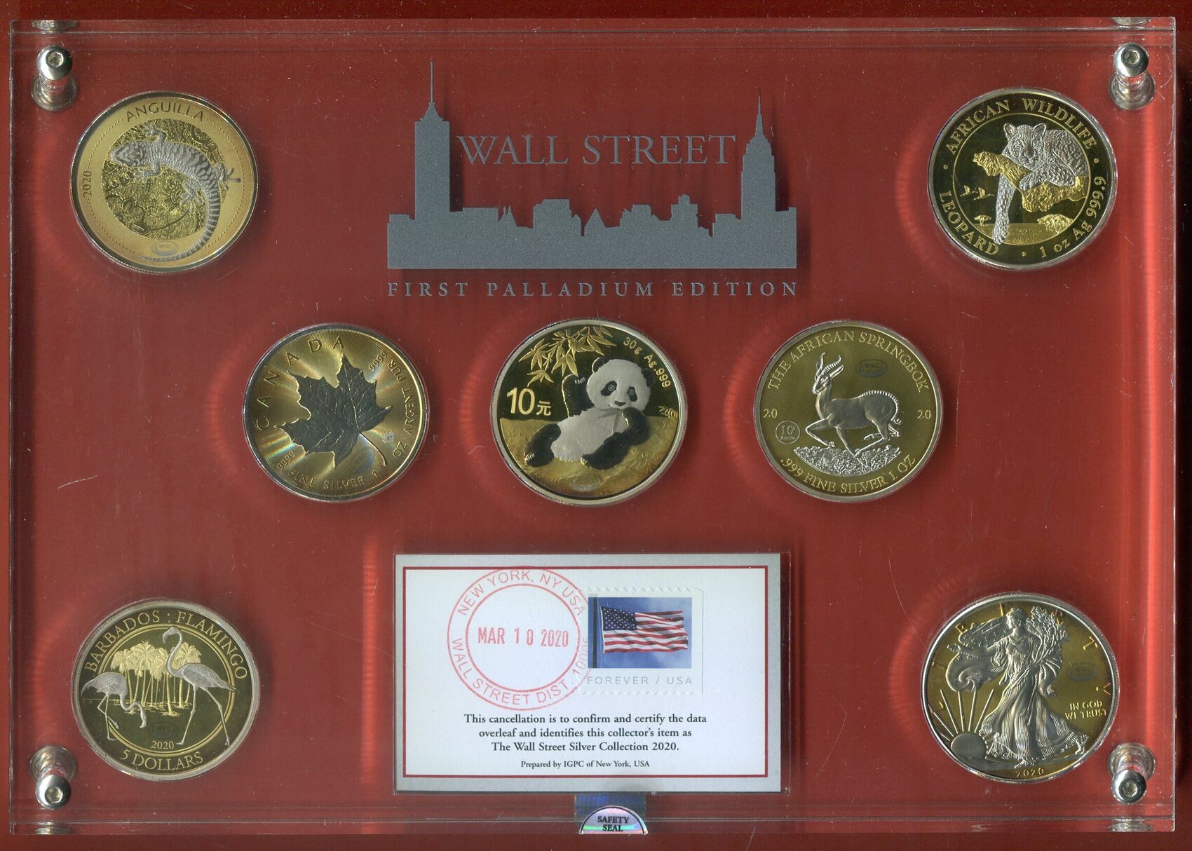 USA, Kanada, China, England, Australien etc 6 x 1 Unze Silber, 1 x 30g ...