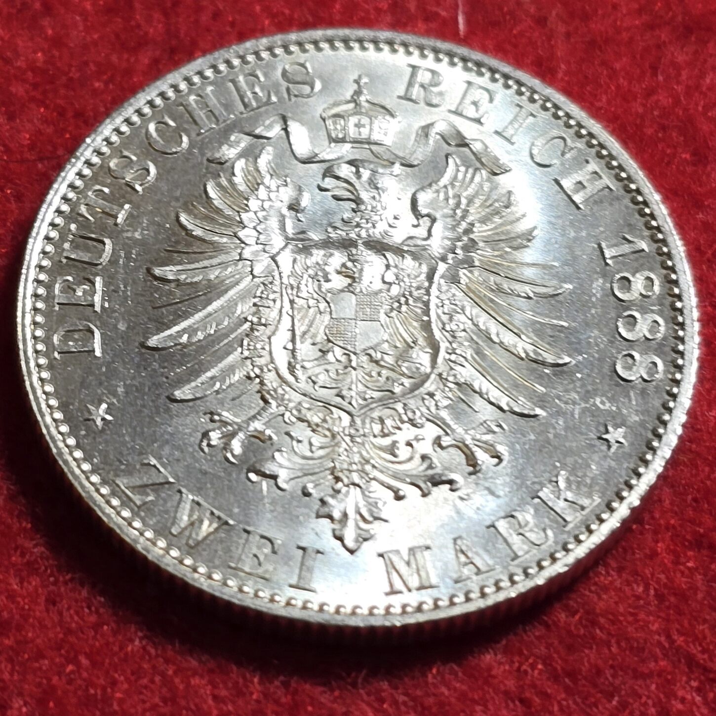 Deutschland Germany Kaiserreich Preußen 2 Mark 1888 A Kaiser Friedrich ...