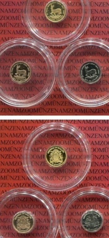 Malawi Reppa Investment Coin Set 2007 Investment Coin Set von Reppa ...