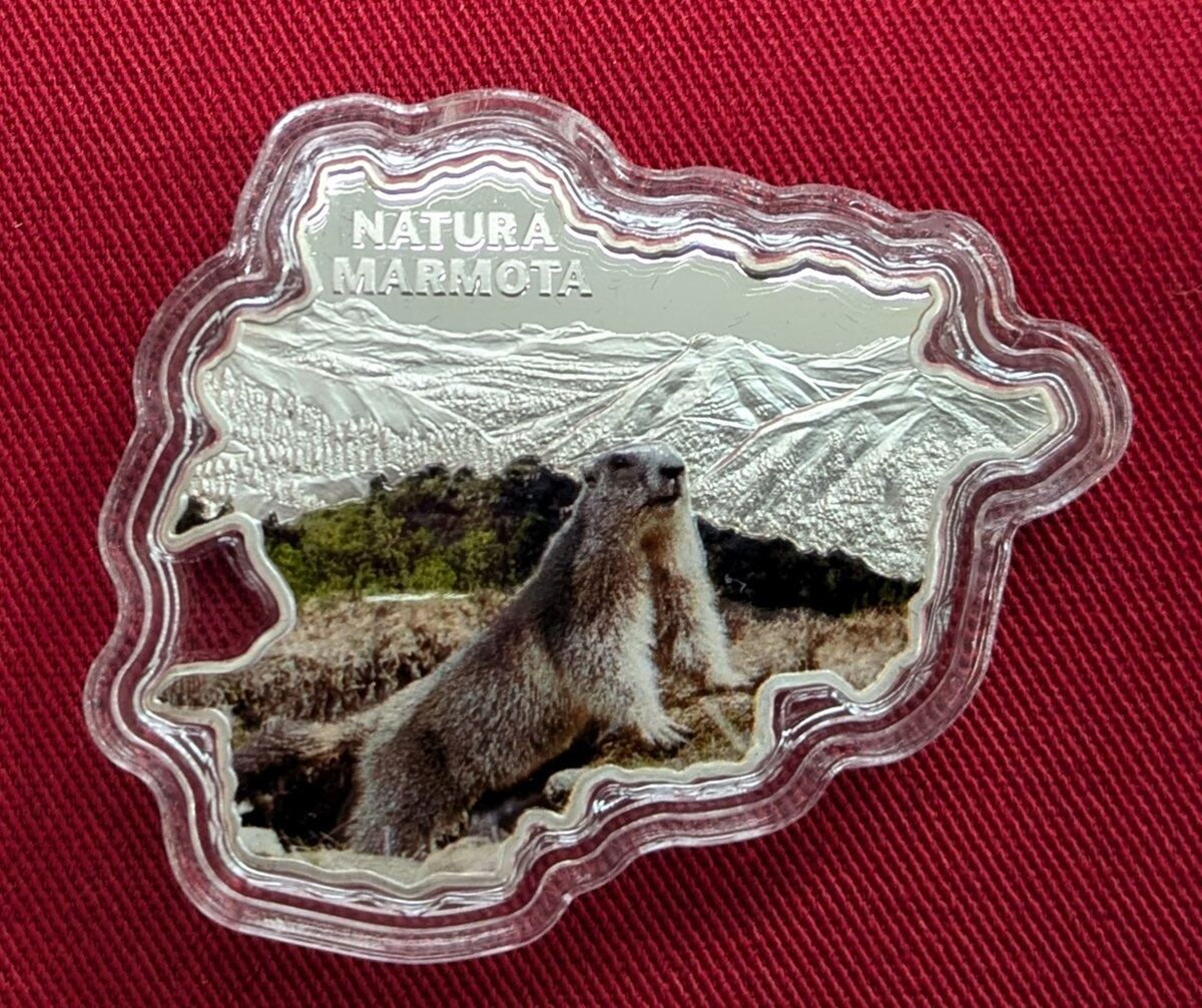 10 Diner Silbermünze - Umkarton leicht beschädigt 2013 Marmot - Andorra ...