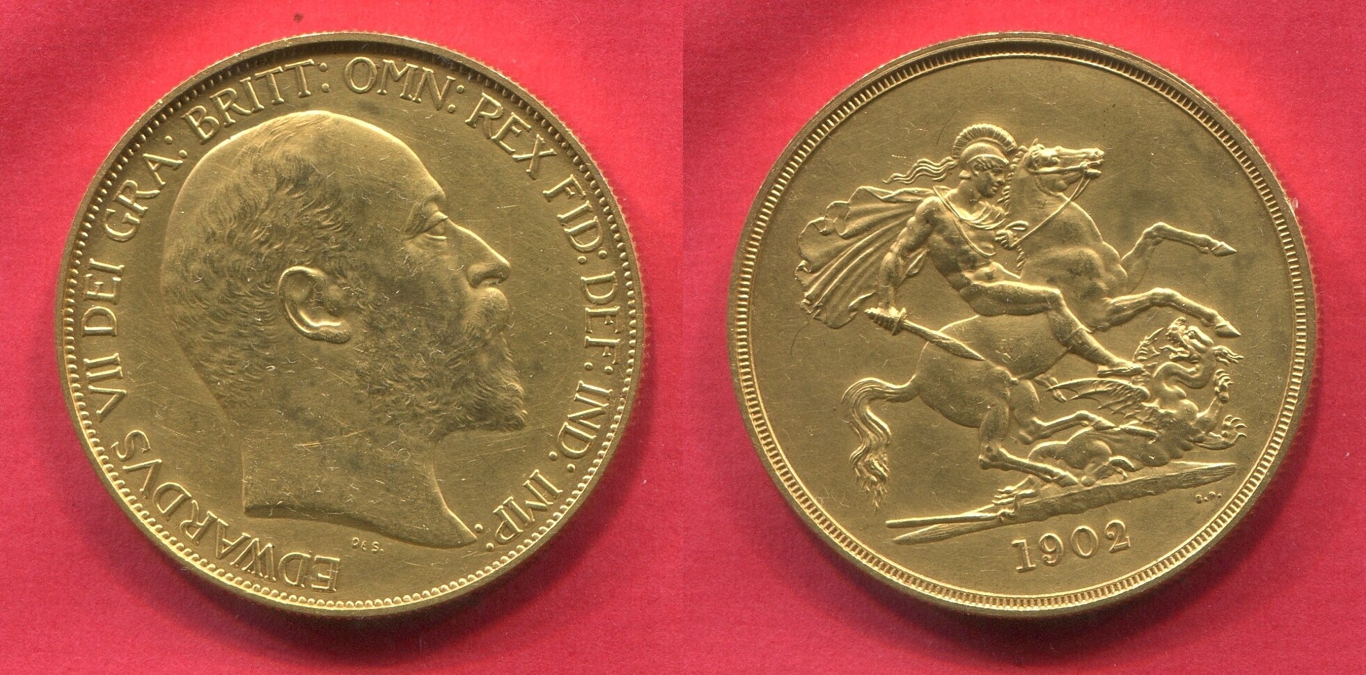 England Großbritannien Great Britain 5 Pfund Pounds 1902 Edward VII ...