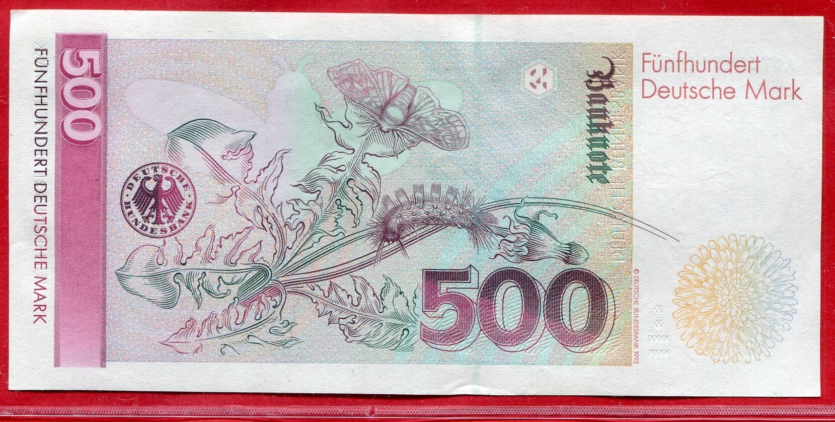 BRD Bundesrepublik Deutschland, FRG, Germany 500 DM Banknote Geldschein ...