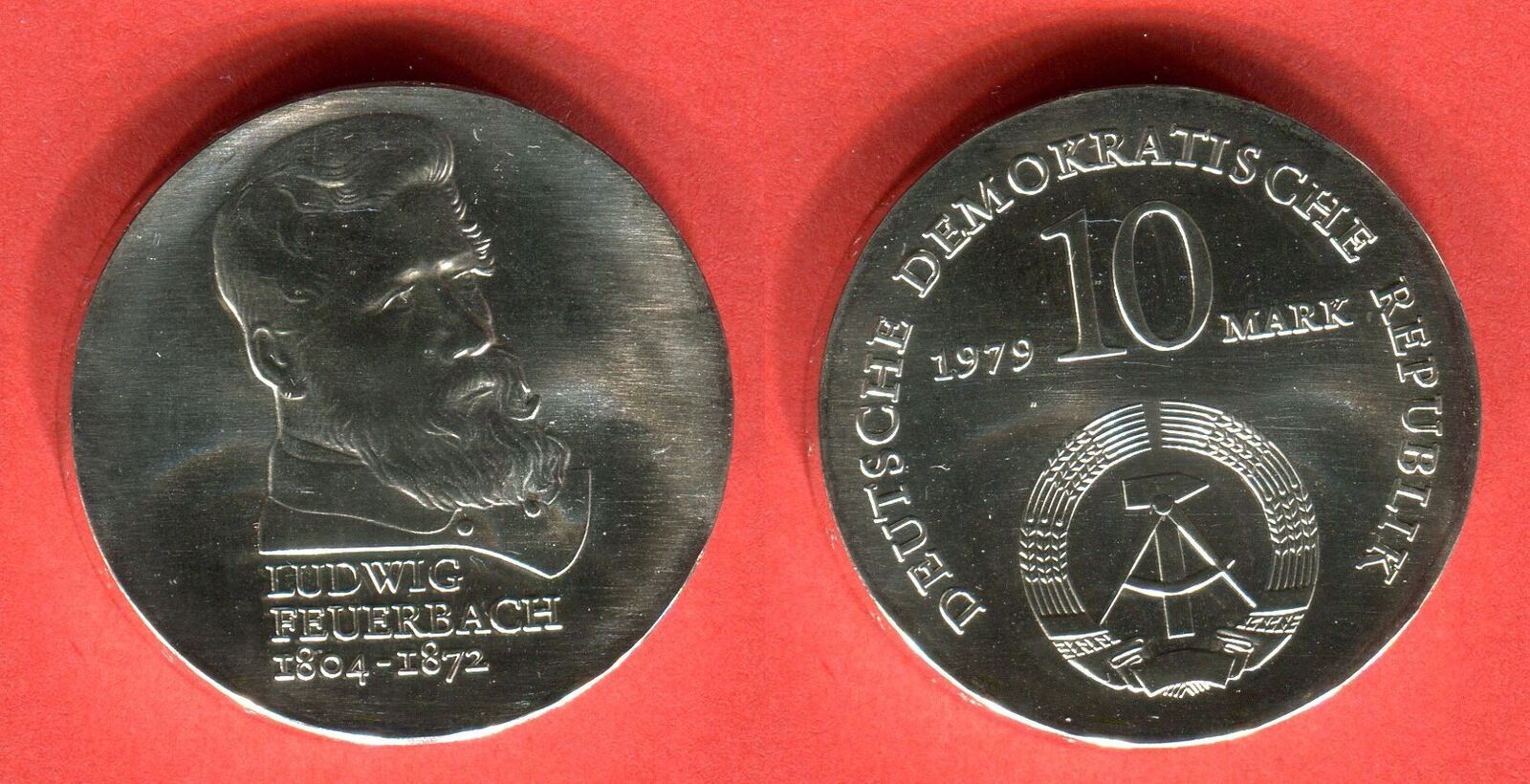 Deutsche Demokratische Republik DDR 10 Mark Gedenkmünze 1979 175 ...