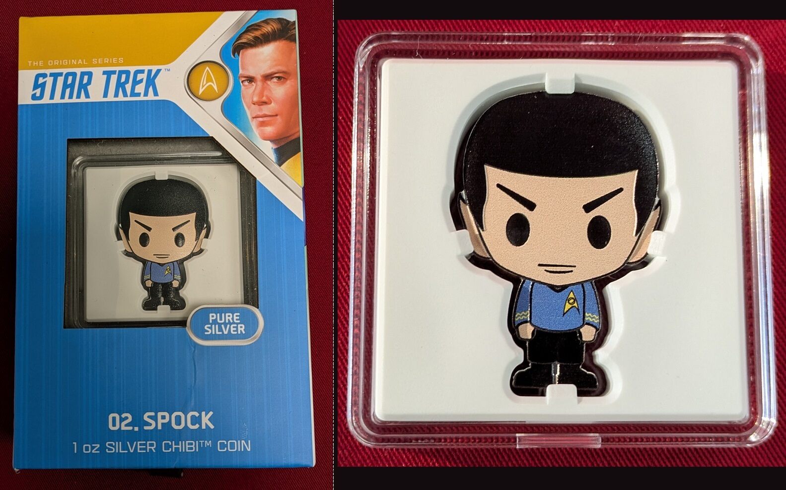 Niue 2 Dollar Silbermünze - 1 Unze Silber - Pure Silver 2021 Star Trek ...