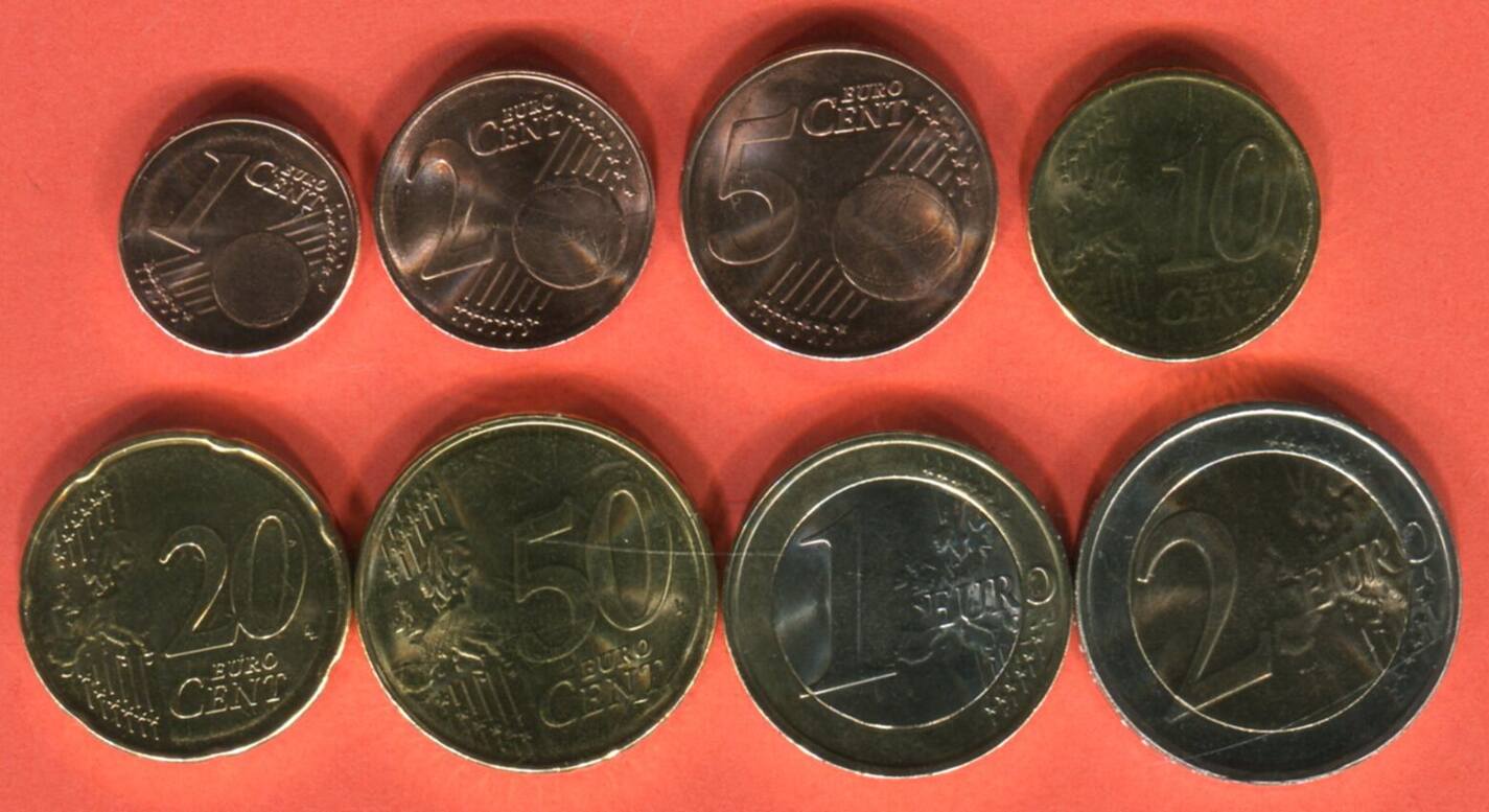 Bulgarien KMS Euro 3,88 2026 Kursmünzen Satz - 1 Cent bis 2 Euro ...