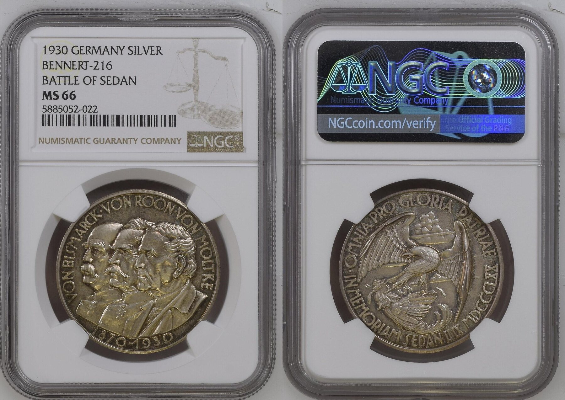 Germany Deutschland Karl Goetz Medaille SILVER Silbermedaille 1930 60 ...