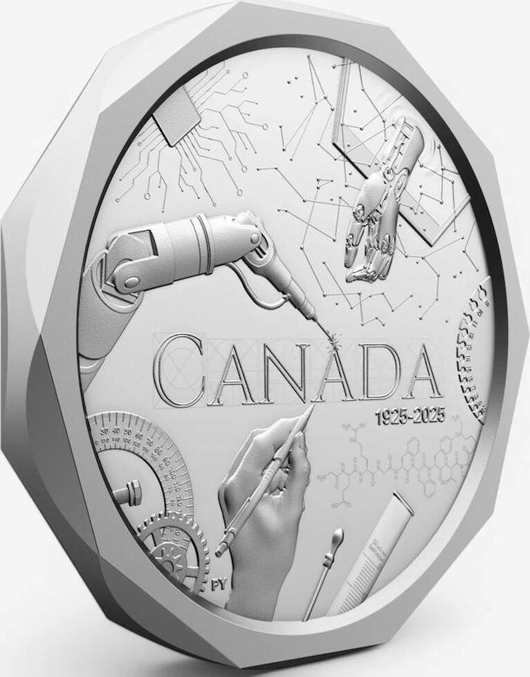 25 Dollars CALLING OF AN ENGINEER Silver Coin 25$ Canada 2025 PP | MA-Shops