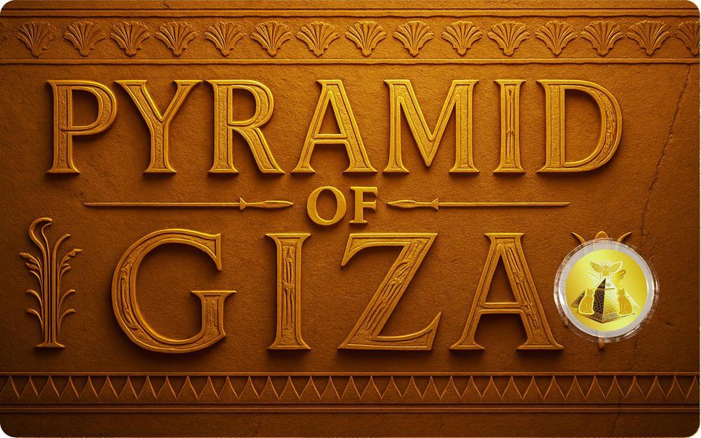 PYRAMID OF GIZA 1/1000 Oz Gold Coin 50 Cents Niue 2025 | MA-Shops