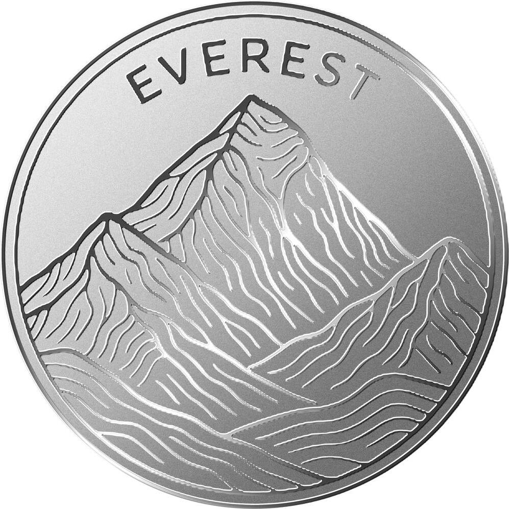 1 Dollar MOUNT EVEREST 1/10 Oz Silver Coin 1$ Liberia 2026 | MA-Shops