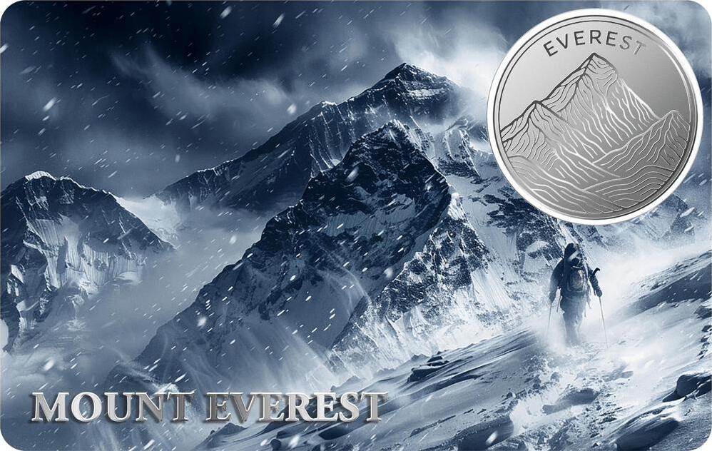 1 Dollar MOUNT EVEREST 1/10 Oz Silver Coin 1$ Liberia 2026 | MA-Shops