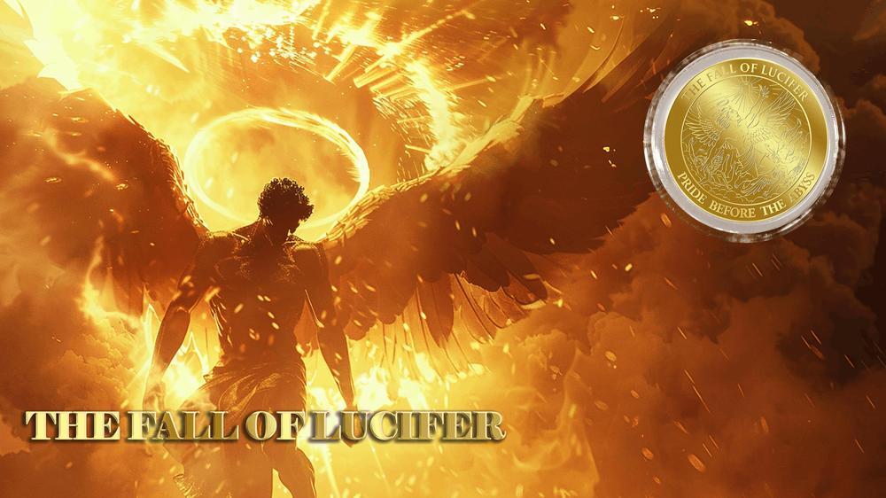 12 Dollars FALL OF LUCIFER 1/1000 Oz Gold Coin 12$ Liberia 2026 | MA-Shops