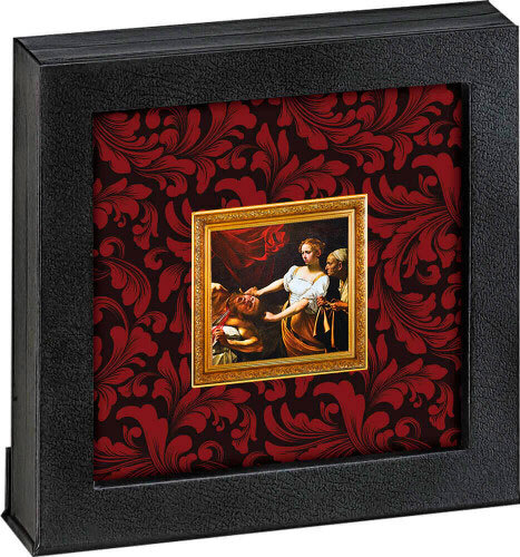 1 Dollar JUDITH BEHEADING HOLOFERNES Caravaggio 1 Oz Silver Coin 1 ...