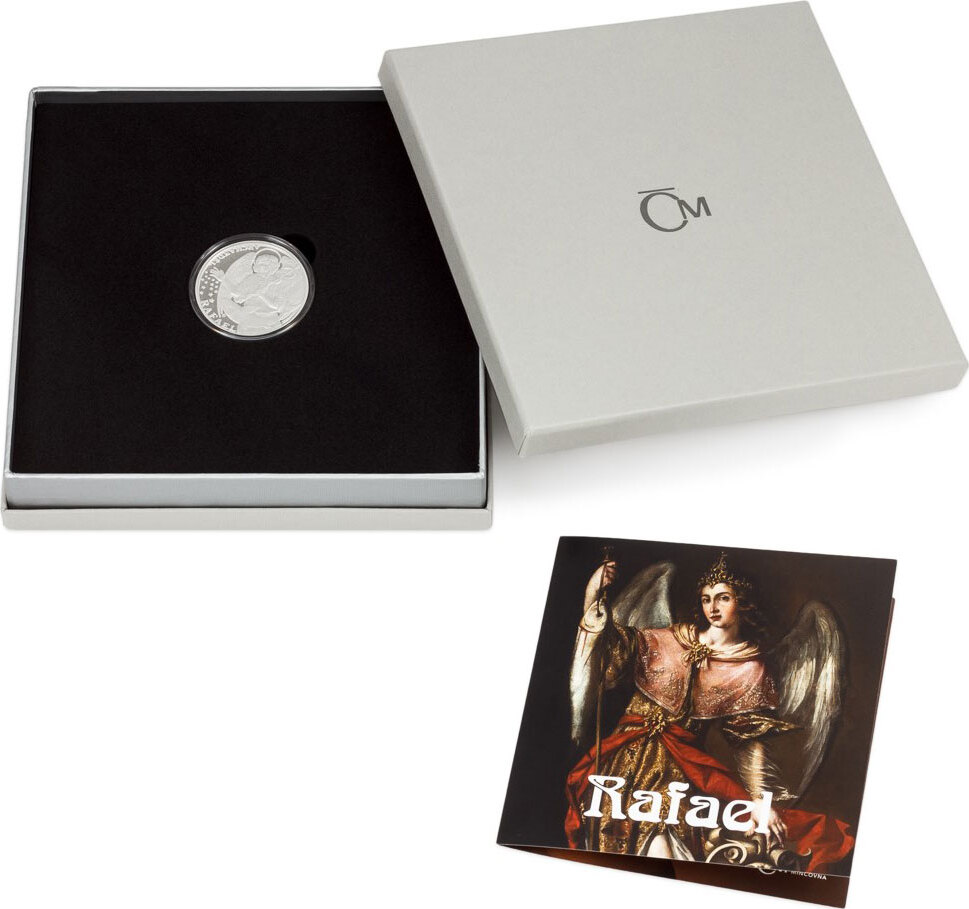 5 Dollars ARCHANGEL RAPHAEL Archangels 2 Oz Silver Coin 5$ Niue 2022 PP ...