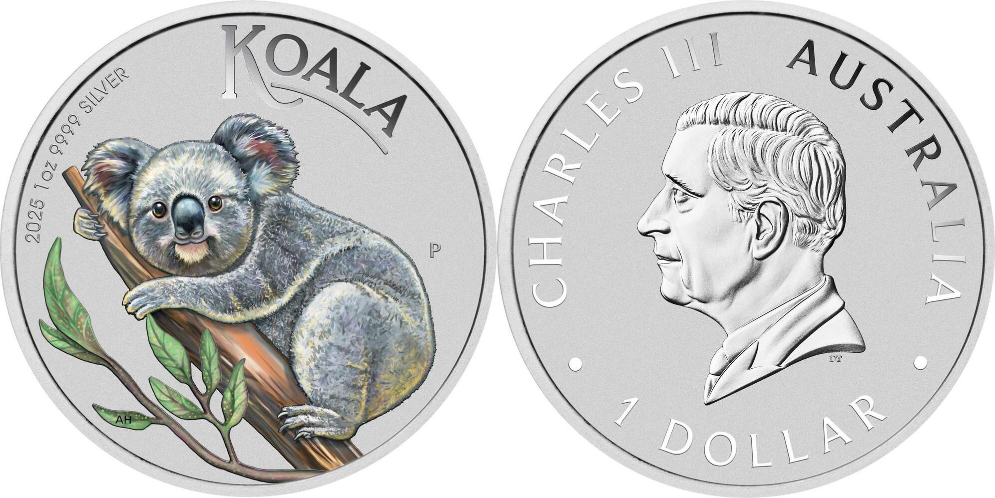 1 Dollar AUSTRALIAN KOALA Money Expo ANDA Special 1 Oz Silver Coin 1 ...