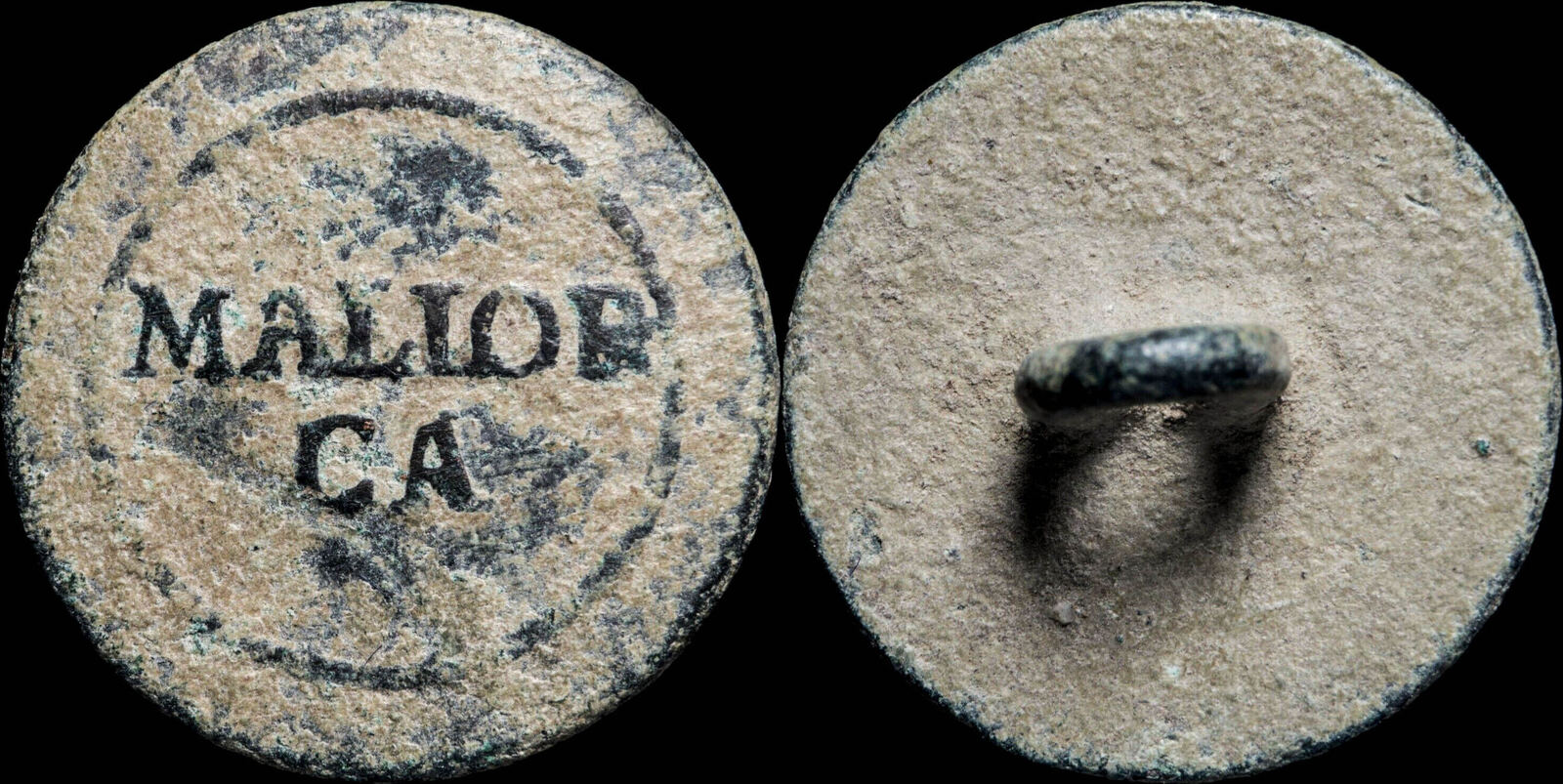 BUTTONS MILITARY Button Independence War, Provincial Mallorca, 17 mm ...