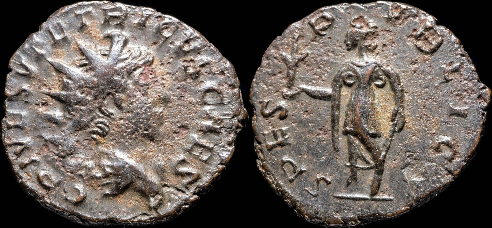 Roman Empire Tetricus II Antoninianus - SPES PVBLICA - 18 mm / 2.51 gr ...