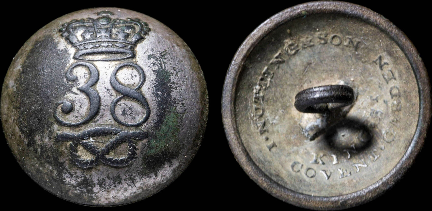 BUTTONS MILITARY Button Military English, Napoleonic wars - 21 mm. ss ...