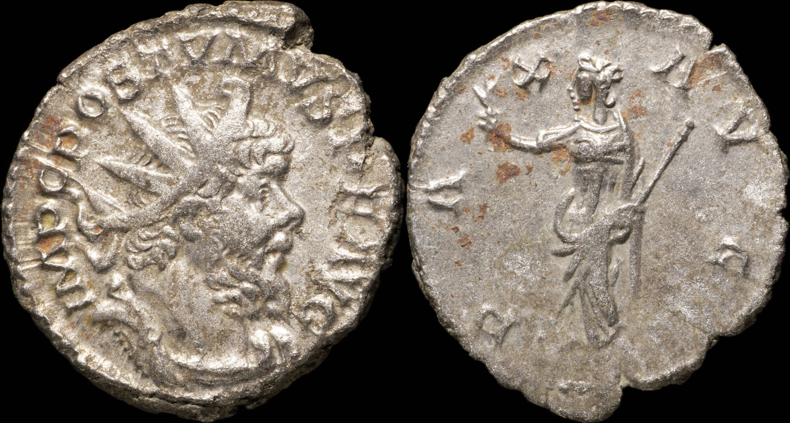 Roman Empire Postumus Antoninianus - PAX AVG - 21 mm / 3.76 gr. | MA-Shops