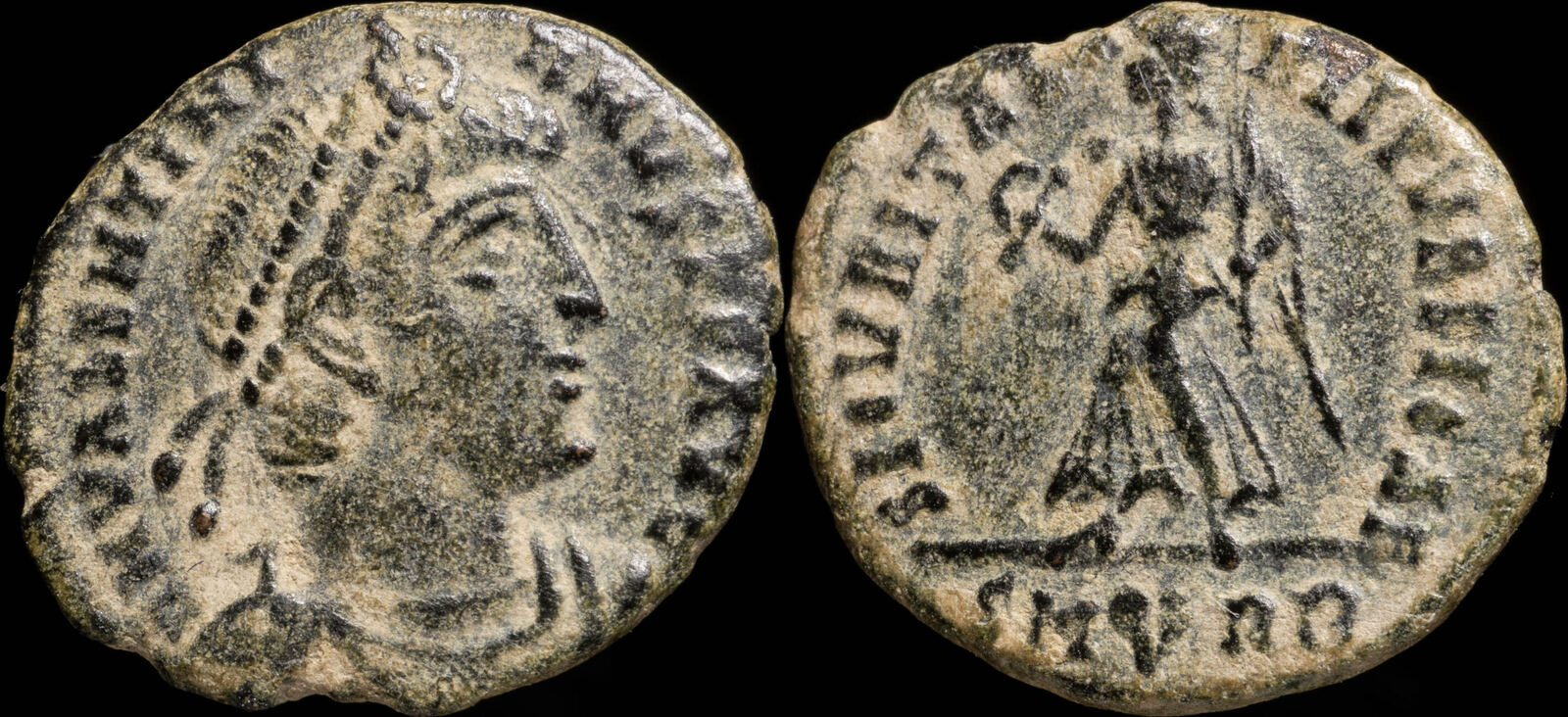 Roman Empire Valentinian I - SECVRITAS REIPVBLICAE, Rome - 18 mm / 2.65 ...