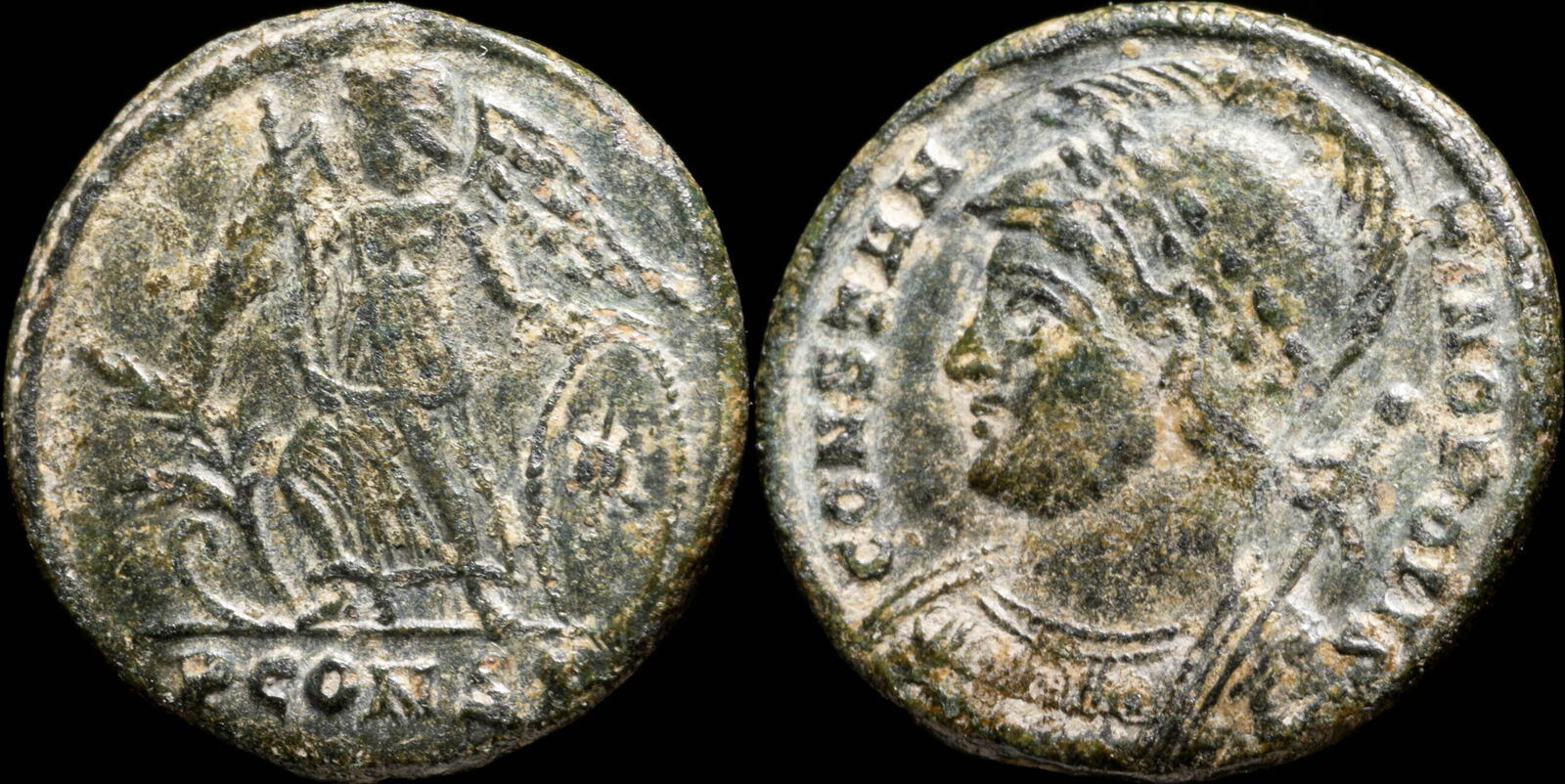 Roman Empire Constantine I - Constantinopolis, Arles - 18 mm / 2.68 gr ...