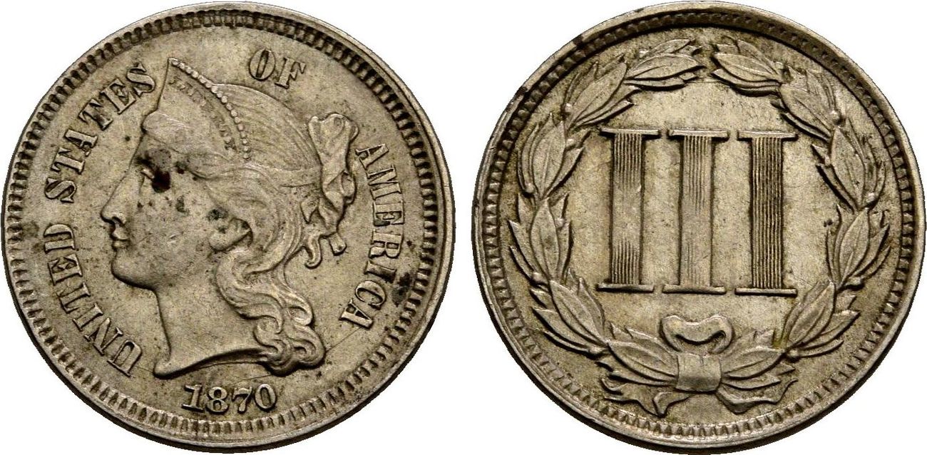 USA 3 Cents 1870 Ss MA Shops usa-3-cents-1870-ss-ma-shops