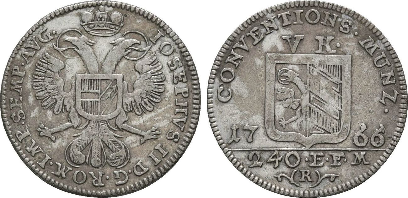 Nürnberg Stadt 5 Kreuzer 1766 Stadt ss | MA-Shops