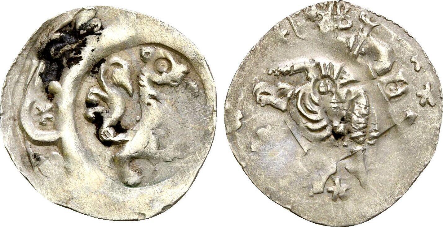 Nürnberg Reichsmünzstätte: Pfennig Heinrich VI. bis Interregnum, 1190 ...