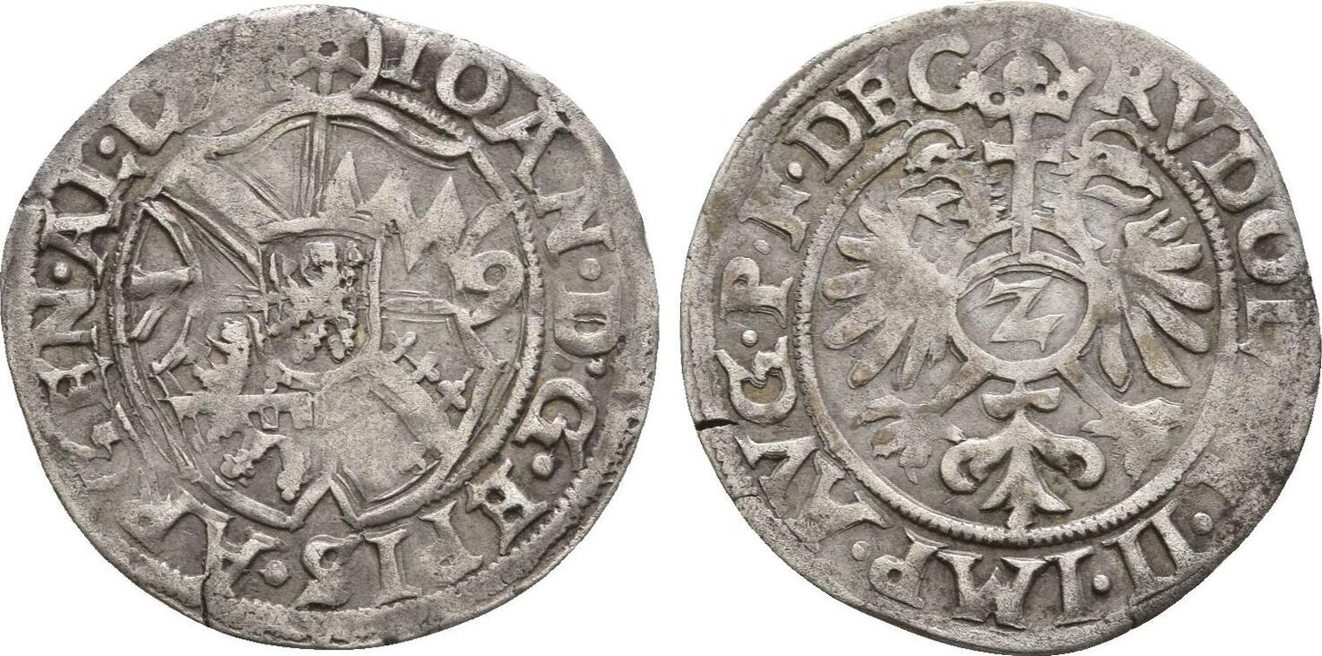 Strassburg Bistum: 2 Kreuzer 1579 Johann von Manderscheid, 1569-1592 ...