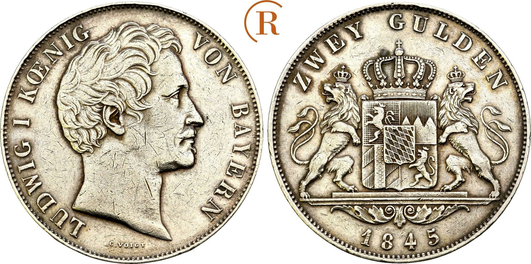 Bayern: Doppelgulden 1845 Ludwig I, 1825-1848: ss | MA-Shops