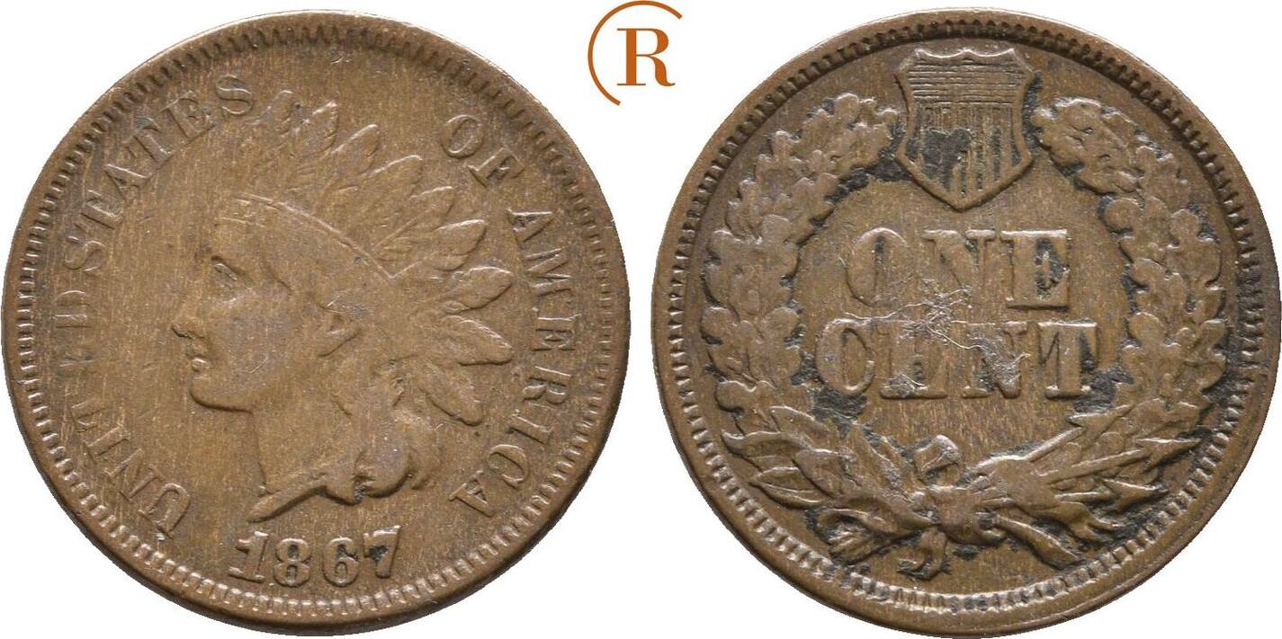 USA: 1 Cent 1867 ss | MA-Shops