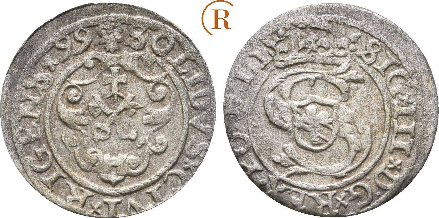 Riga Stadt: Schilling 1599 Sigismund III, 1587-1632: ss | MA-Shops