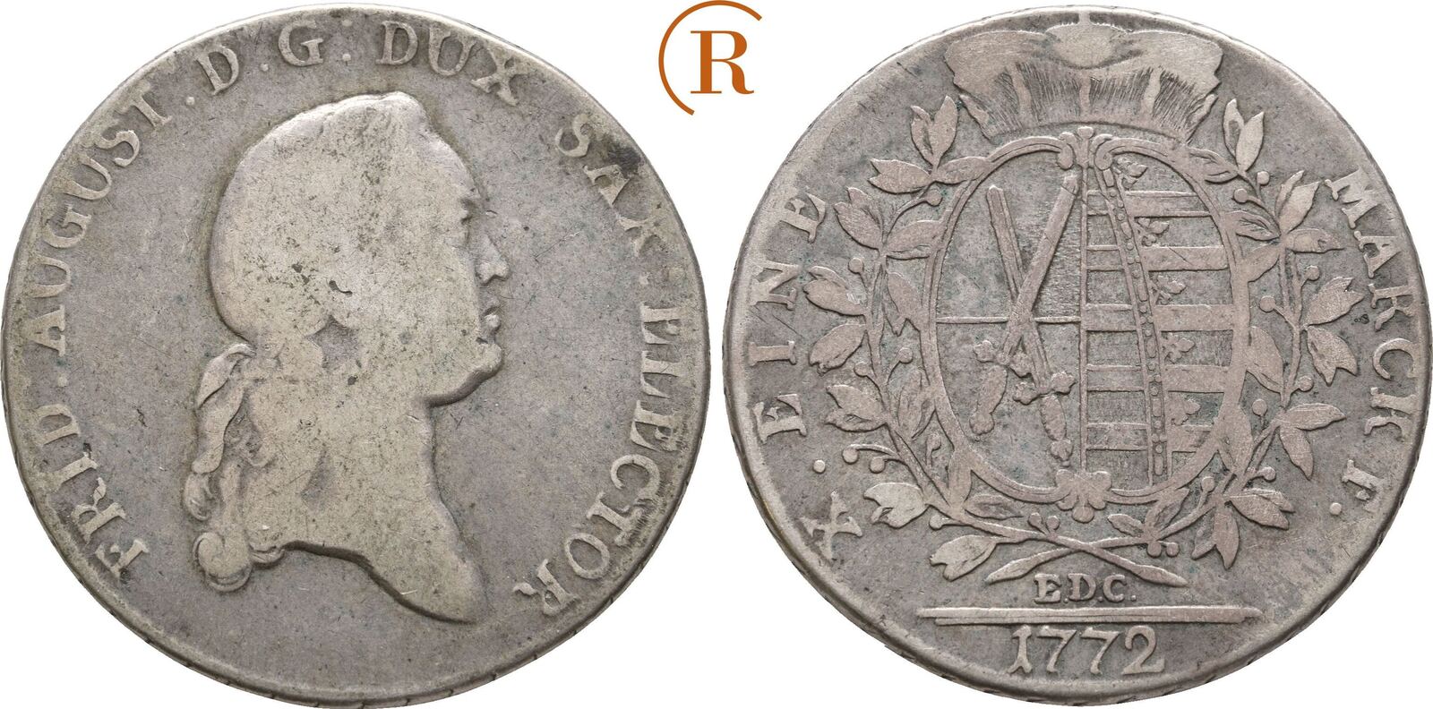 Sachsen: Taler 1772 EDC Friedrich August III, 1763-1806: ss- | MA-Shops
