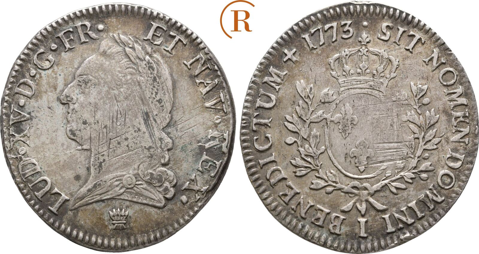 Frankreich: Ecu Limoges 1773 I Ludwig XV, 1715-1774: ss justiert, Patina | MA-Shops