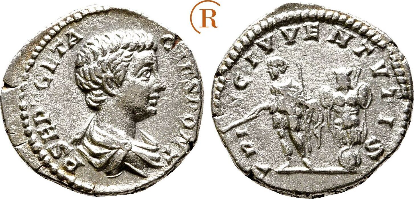 Römisches Reich: Denar Geta, 209-212: f.vz hübsche Erhaltung !! | MA-Shops