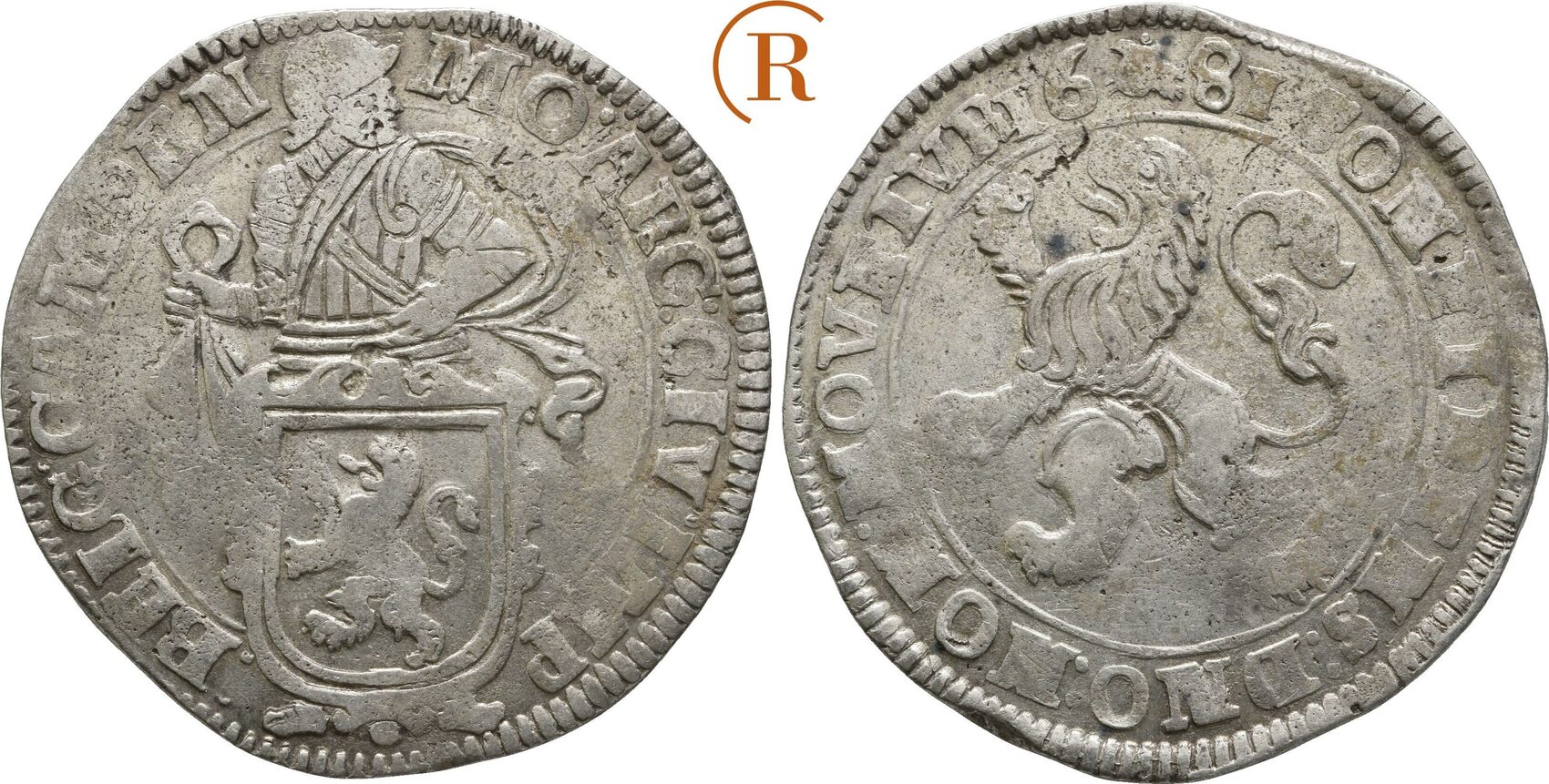 Niederlande Campen Stadt: Löwentaler 1681 ss | MA-Shops