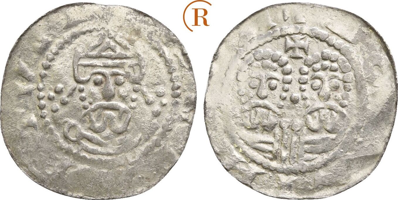 Niederlande Friesland Grafschaft: Denar Egbert II, 1068-1090: vz-st ...