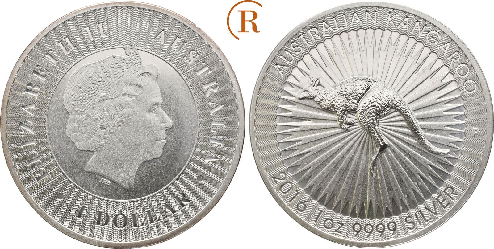 Australien: 1 Dollar Lunar 1 Unze Feinsilber Kangaroo 2016 Stempelglanz | MA-Shops