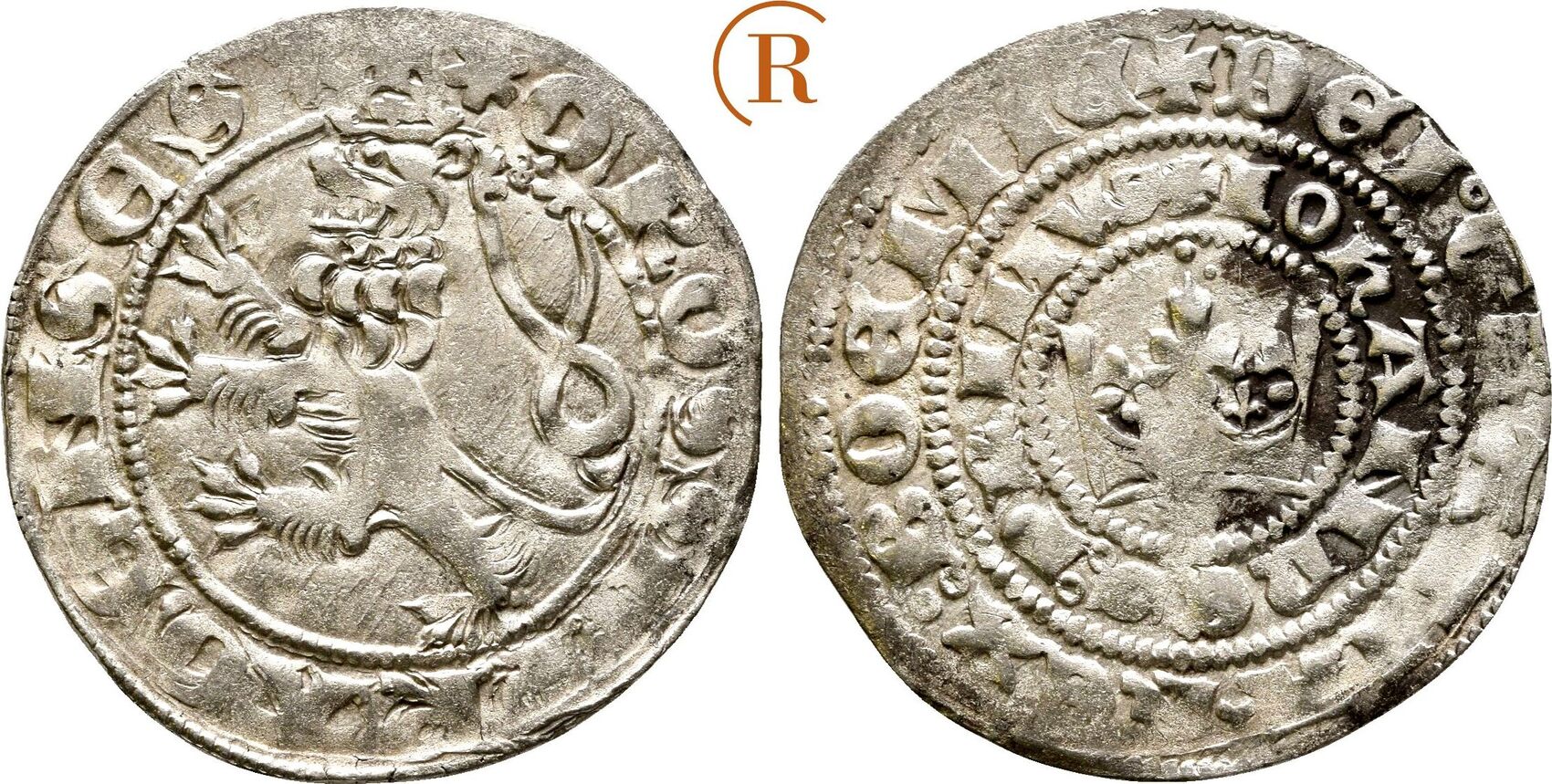Böhmen Königreich: Prager Groschen Kuttenberg Johann von Luxemburg ...