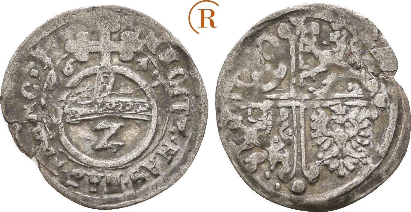 Mainz Erzbistum: 1/2 Batzen Gemeinschaftsprägung 1629 Georg Friedrich ...