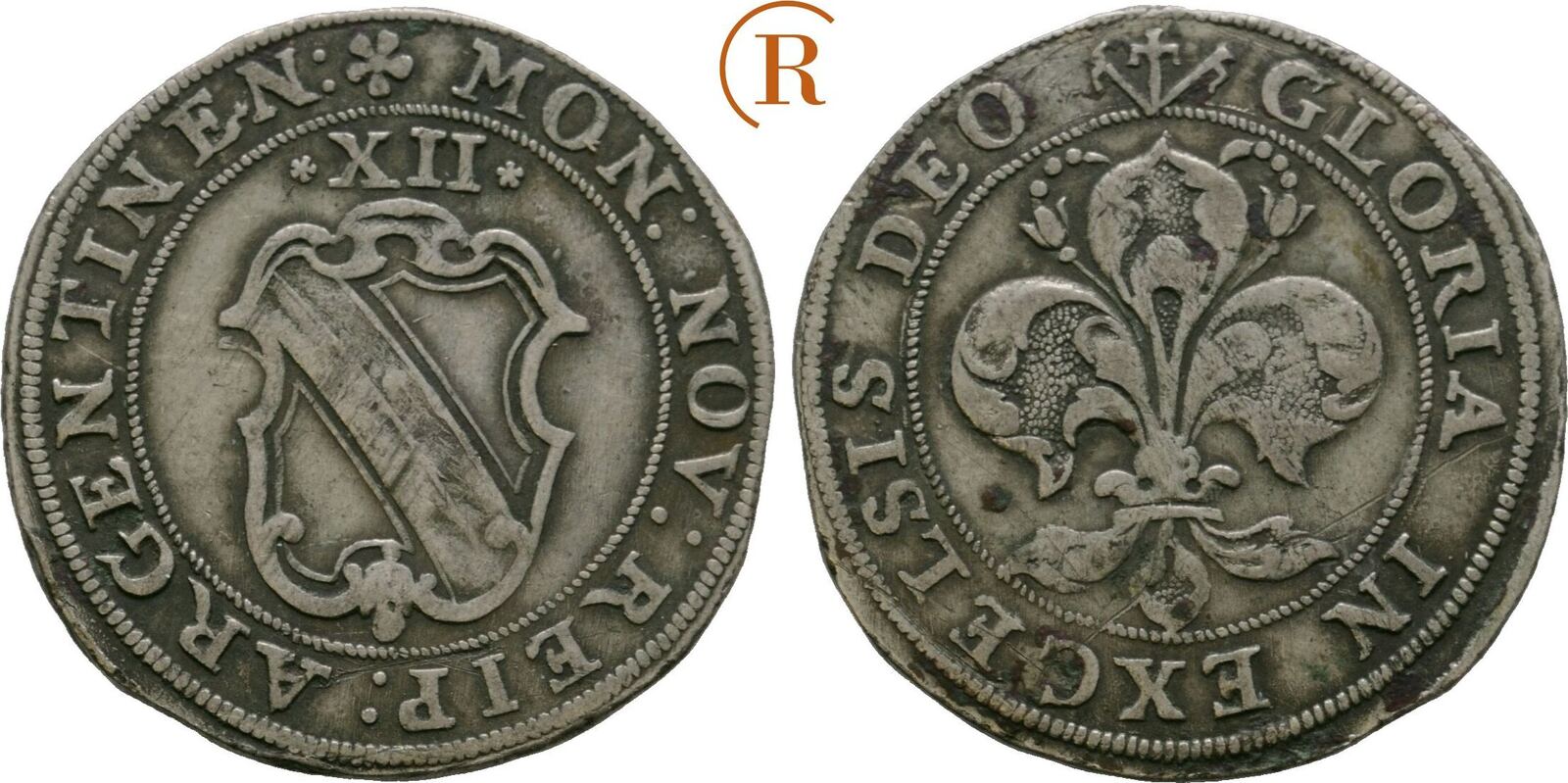 Strassburg Stadt: 12 Kreuzer o.J. ( 1640-1658 ) ss hübsche Erhaltung ...