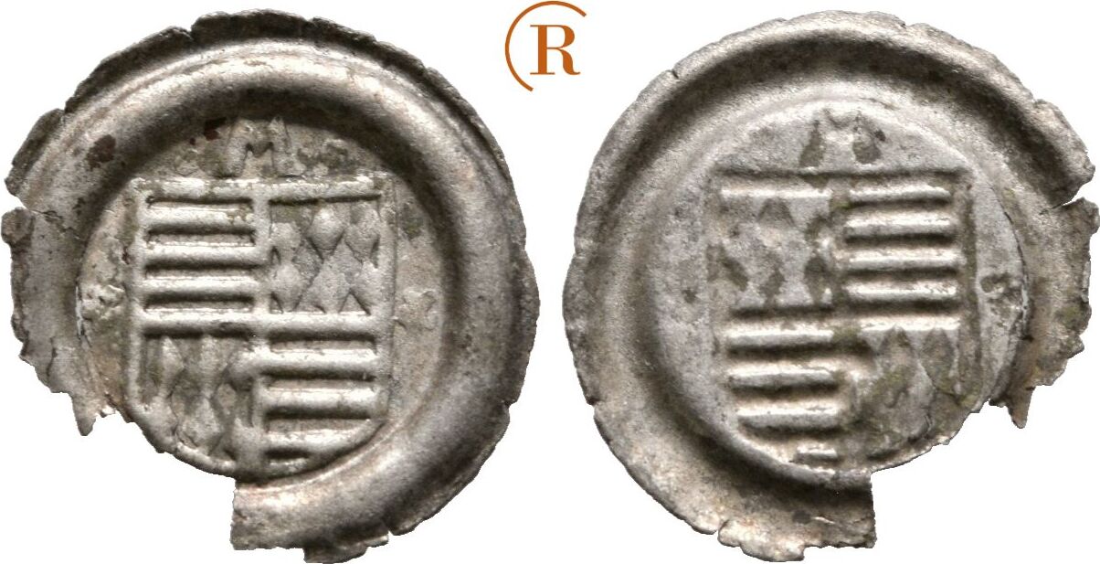 Mansfeld: Hohlpfennig o.J. Günther IV, Ernst II, Hoyer VI, Gebhard VII ...