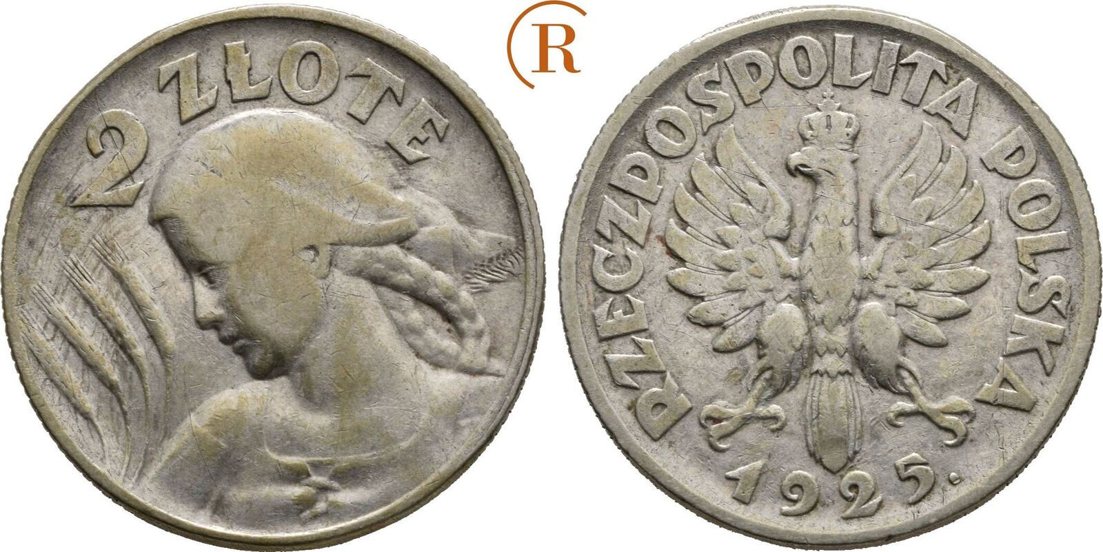 Polen: 2 Zloty 1925 f.ss / ss Randfehler | MA-Shops