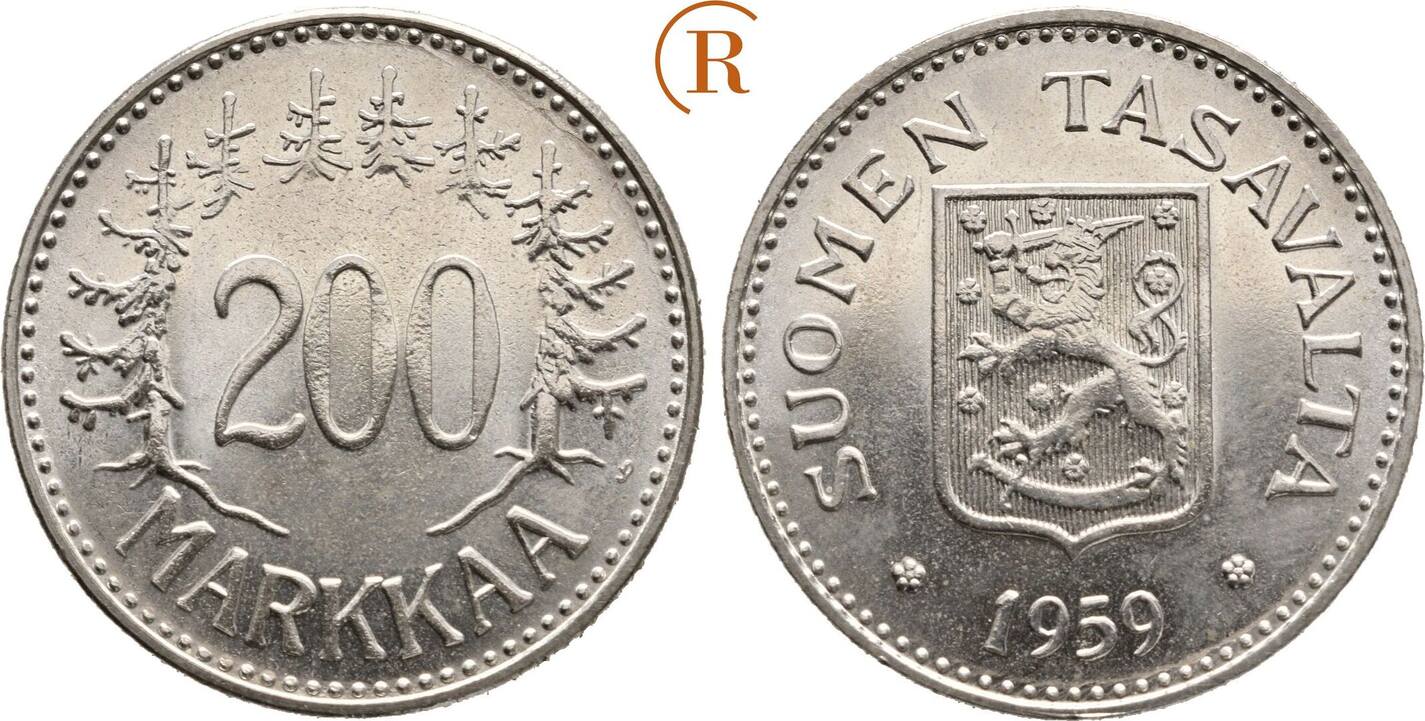 Finnland: 200 Markkaa 1959 st | MA-Shops