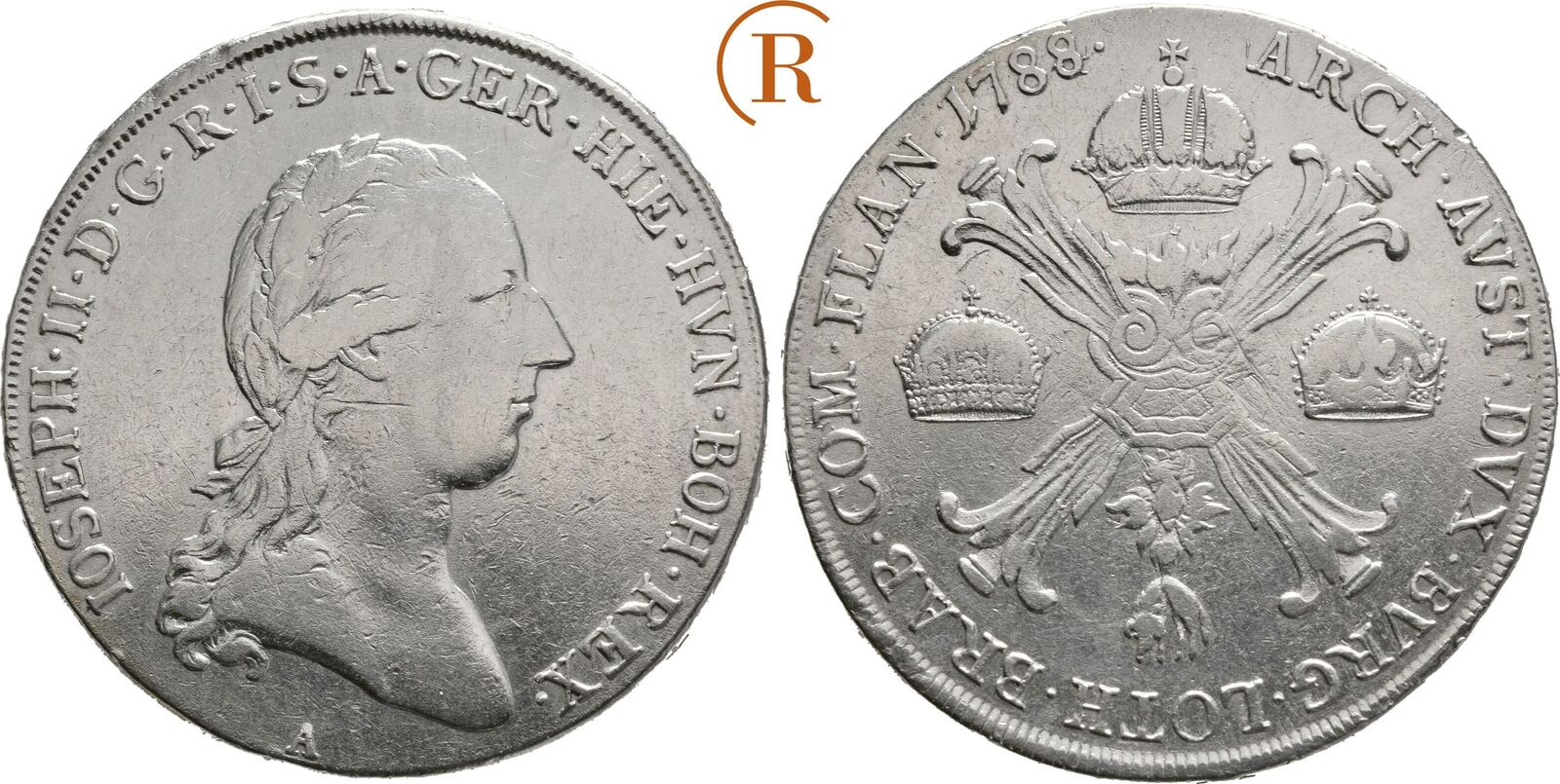 Habsburg: Kronentaler Wien 1788 A Josef II, 1780-1790: ss | MA-Shops