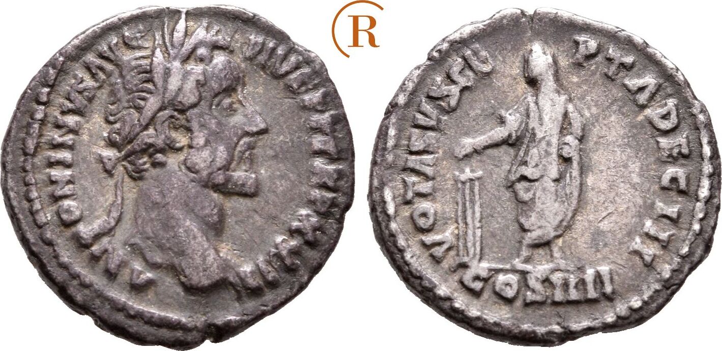 Antike. Römisches Kaiserreich: Denar Antoninus Pius, 138-161: ss | MA-Shops