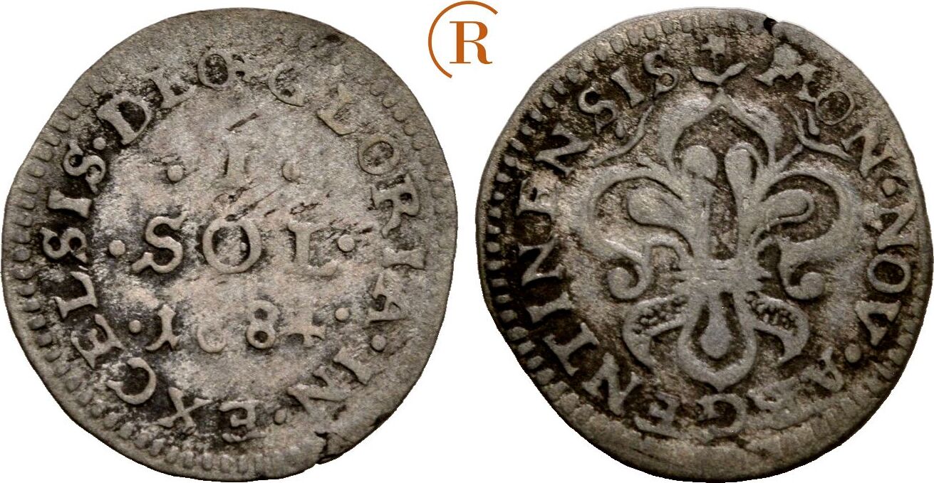 Strassburg: 1 Sol Strassburg 1684 Ludwig XIV, 1643-1715: ss | MA-Shops